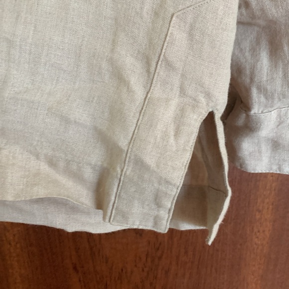 J. Crew | Tops | Jcrew Irish Linen Popover | Poshmark